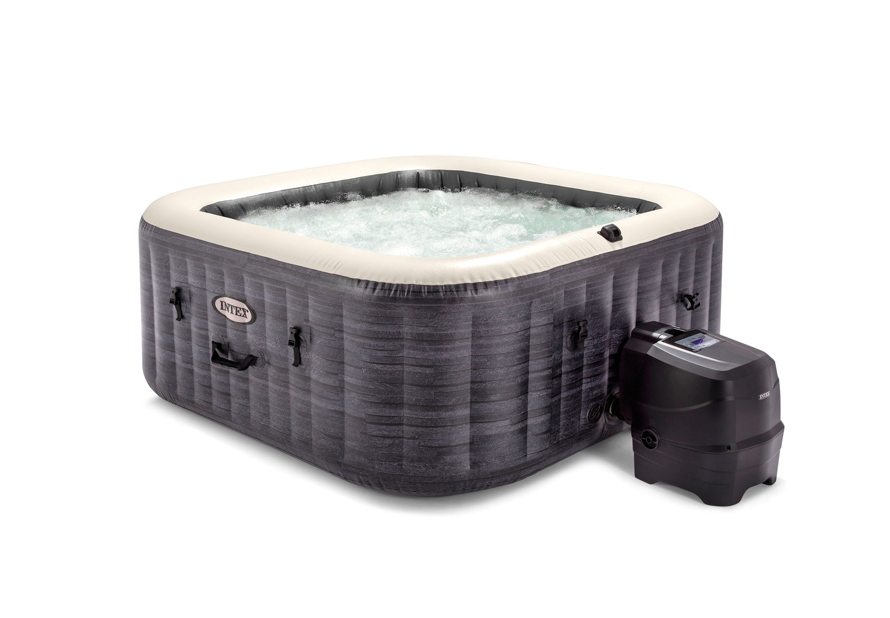 Intex PureSpa Jakuzzi Greystone Deluxe 4 személyes - kertimedencek jacuzzi